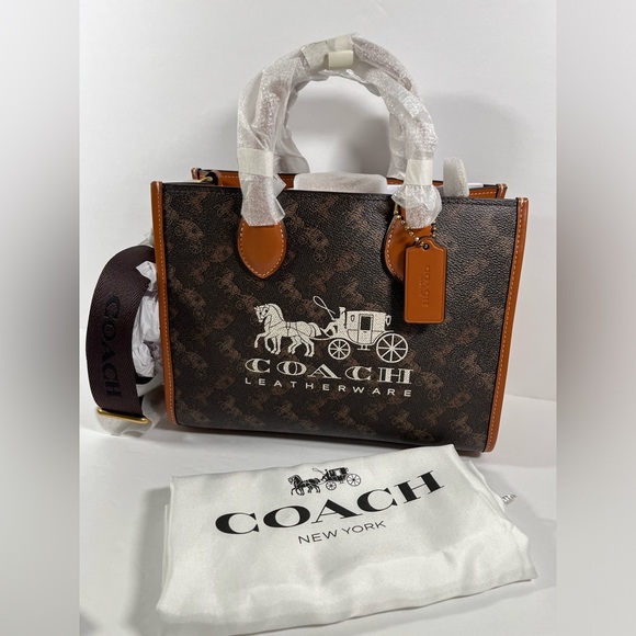 Coach | Bags | Coach Ace Tote Bag 26 With Horse And Carriage Print Nwt ...